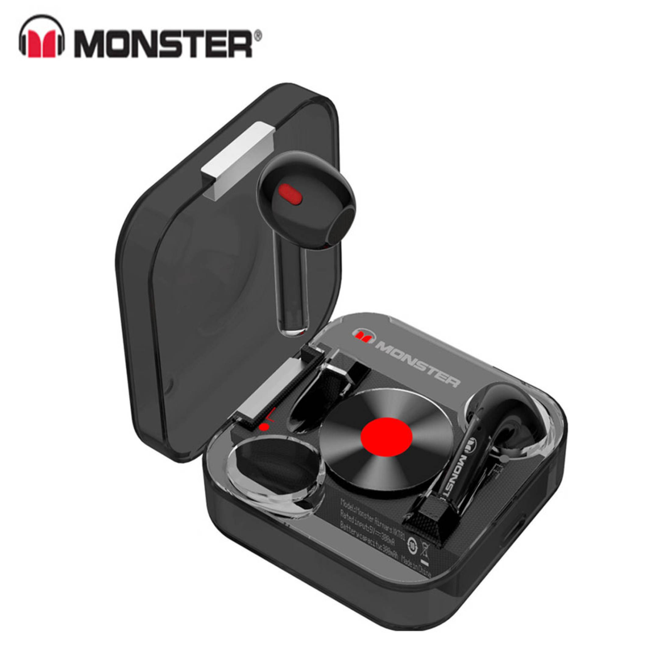Monster XKT01 Bluetooth 5.2 TWS หูฟังเบสแน่นๆ หูฟังบลูทูธ หูฟัง ENC TWS ...