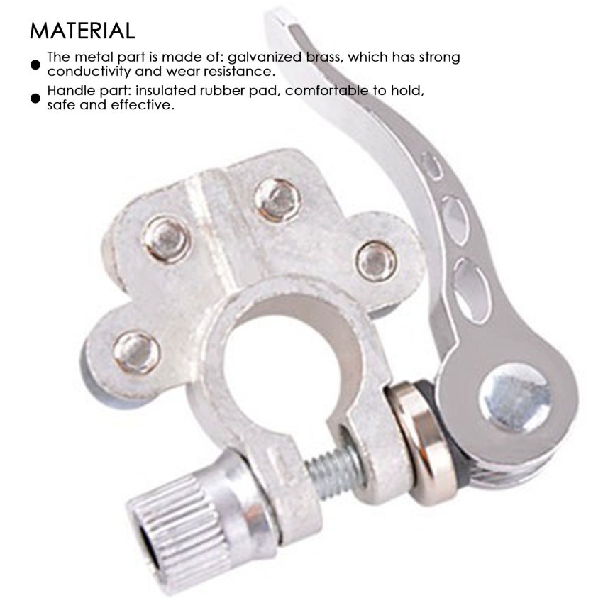 (ขั้นตอนส่งฟรี 40 บาท) คู่ (2-Pack) Quick Connect Car Battery Clamps ...