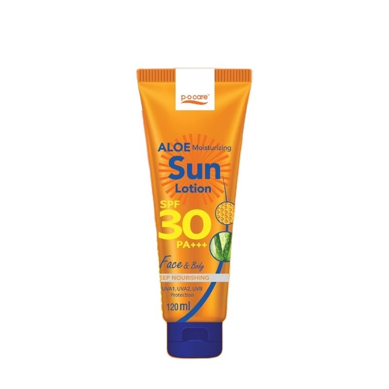 PO Care Aloe Moisturizing Sun Block Aqua Gel SPF 30 พีโอแคร์ กันแดด เอส ...