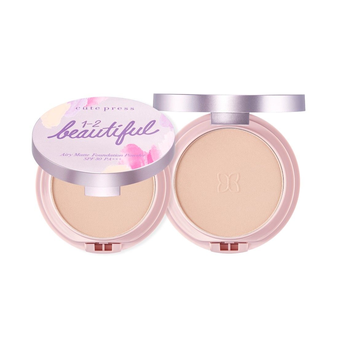 ของแท้ Cute Press 1-2 Beautiful Airy Matte Foundation Powder SPF 30 PA ...