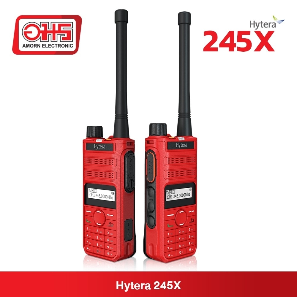 เครื่องวิทยุสื่อสาร ยี่ห้อ Hytera รุ่น 245X วอ วอแดง วิทยุสื่อสารราคา ...