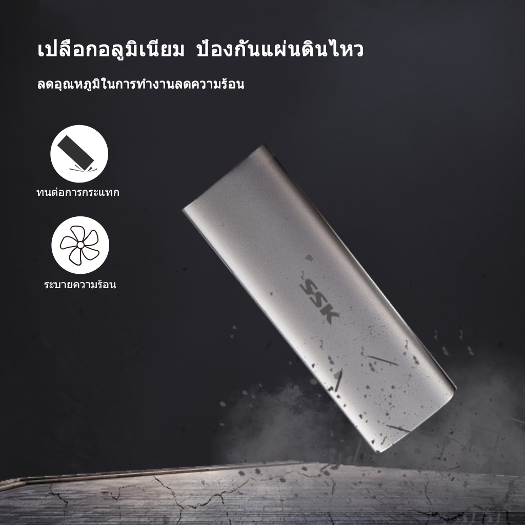 SSK M.2 SSD Enclosure NVME Enclosure SATA SSD Casing NVME PCIE NGFF ...