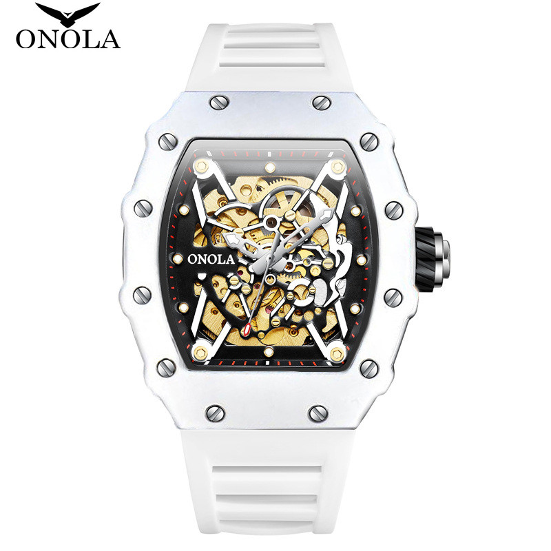 ONOLA ยี่ห้อนาฬิกาสำหรับผู้ชายใหม่แฟชั่นสแตนเลสสำหรับธุรกิจนาฬิกาควอตซ์ ...