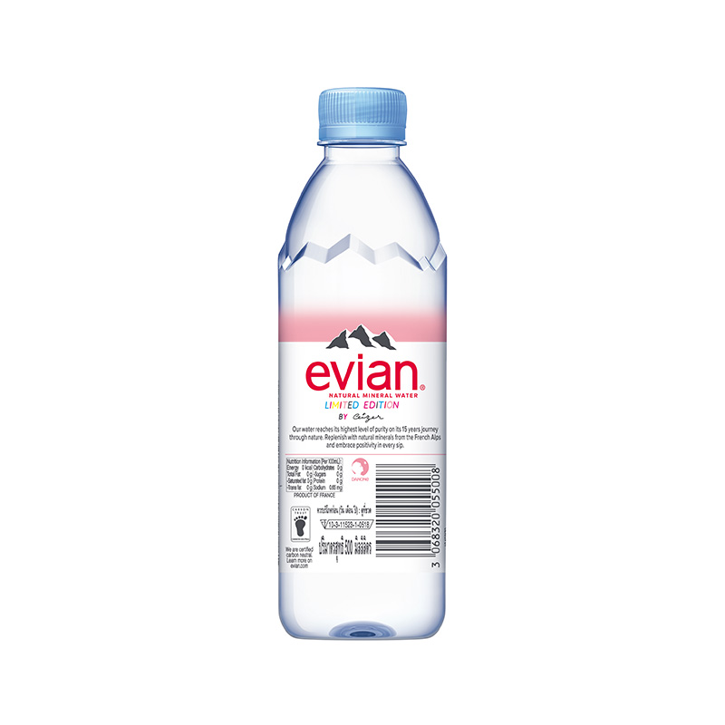 แพ็ค 24 เอเวียง น้ำแร่ธรรมชาติ ขวดพลาสติก 500 มล. แพ็ค 24 ขวด Evian Natural Mineral Water 500 ml ...