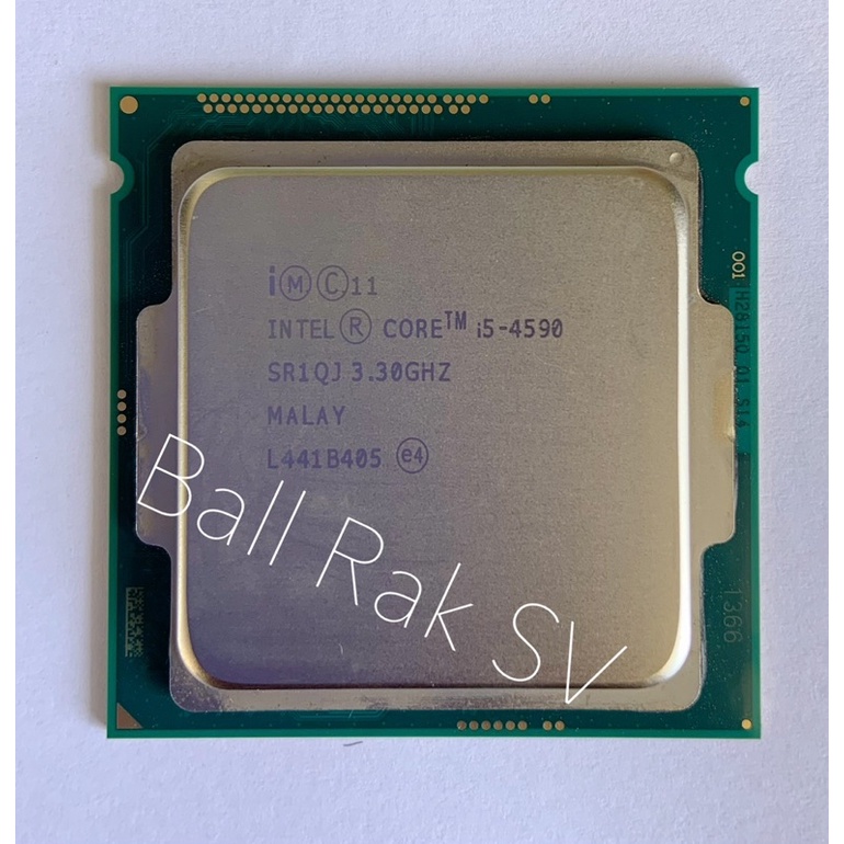 CPU Intel Core i5-4590 3.30Ghz Upto 3.70Ghz แถมซิลิโคนระบายความร้อน ...