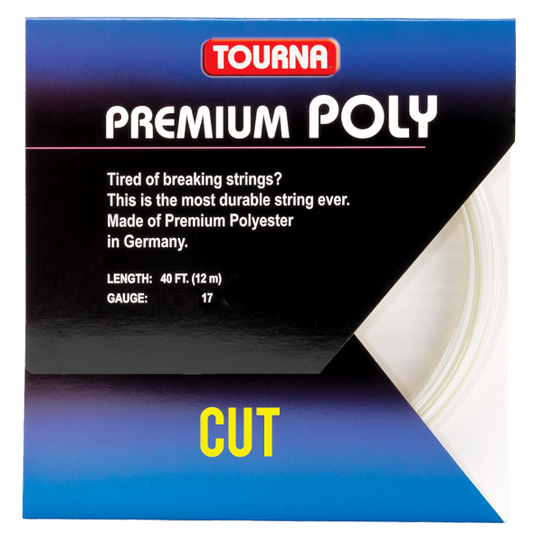 TOURNA PREMIUM POLY CUT เอ็นเทนนิส 40ft/12m. 17g 1.25mm. (ตัดแบ่งจาก ...