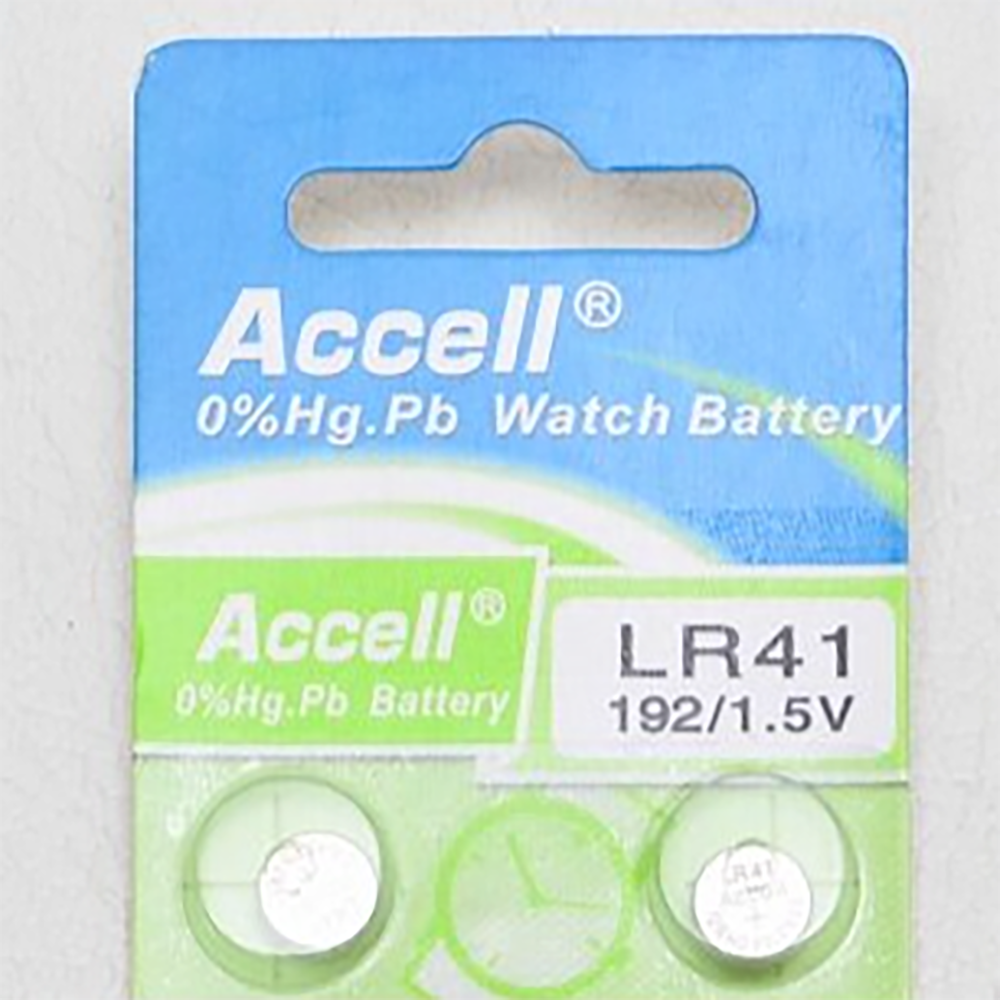 ถ่านกระดุม Accell รุ่น LR41 LR44 LR1130 1.5 V (แบ่งขายเป็นชิ้น 1ชิ้น/2ก้อน) | Lazada.co.th