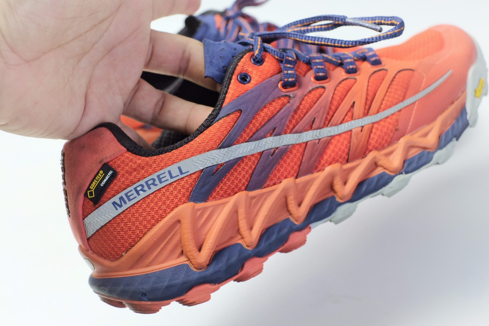 Merrell All Out Peak Trail Running Shoe Spicy OrangeAstral Aura Size 41 ...