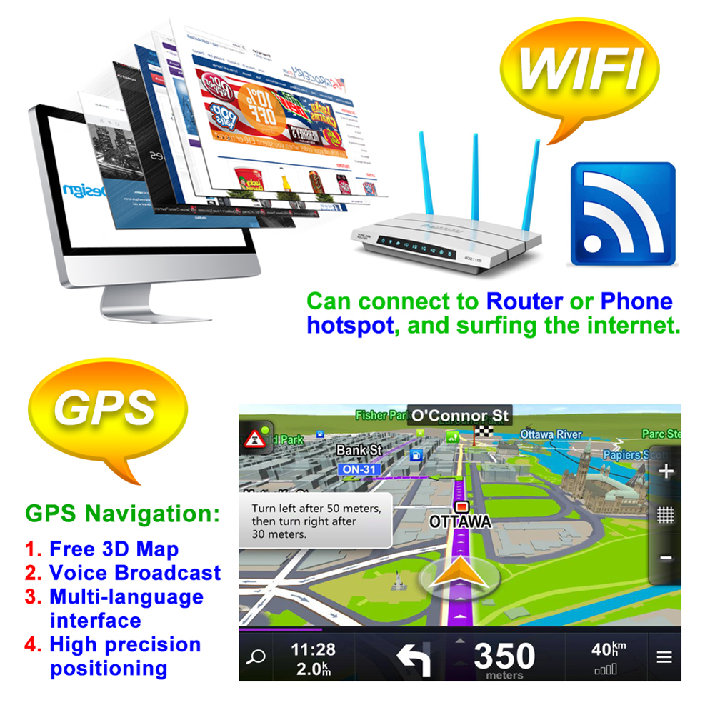 9210S 7 นิ้ว Android 10.1 รถวิทยุเครื่องเล่นวิดีโอมัลติมีเดีย 2 DIN ออโต้สเตอริโอ WiFi GPS ...