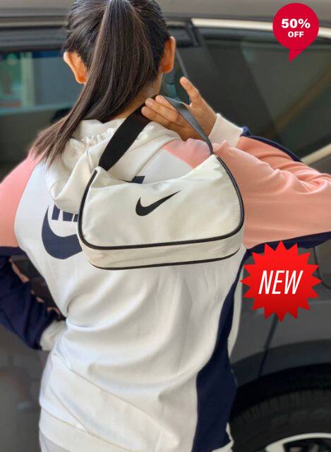 JB2 กระเป๋า กระเป๋าถือ แท้% กระเป๋าถือ NIKE MINI VINTAGE NYLON BAG ไซส์ ...