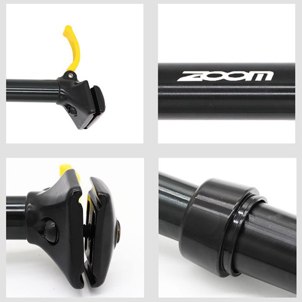 ZOOM MTB Bicycle Mountain Bike Telescopic Seat Rod Seatpost Extended ...