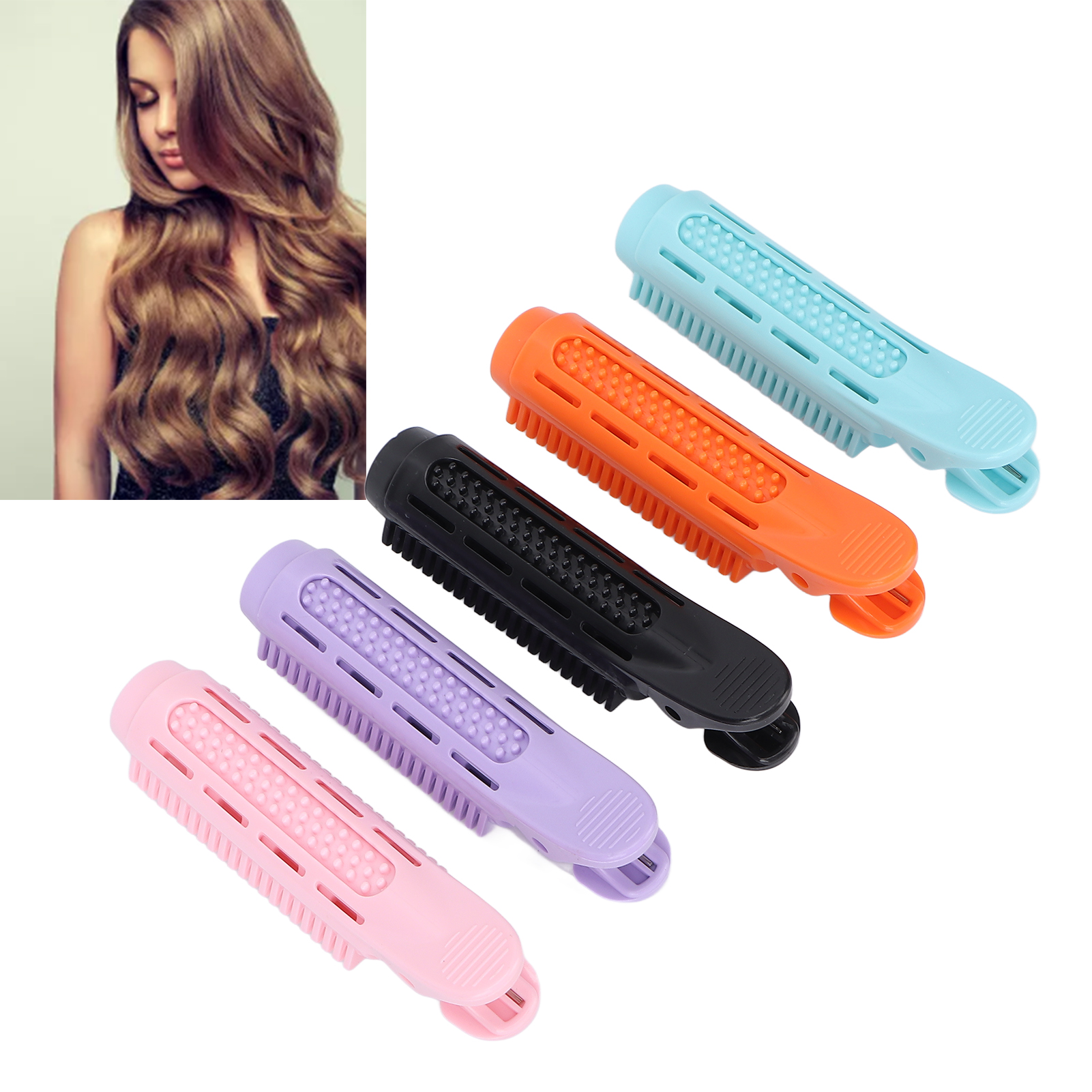 10pcs Hair Root Clip Hair Volumizing Curling Roller Fluffy Hair Clip ...