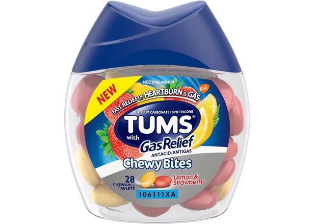 ️พร้อมส่งที่ไทย ️ TUMS Antacid Chewy Bites Gas Relief Lemon ...