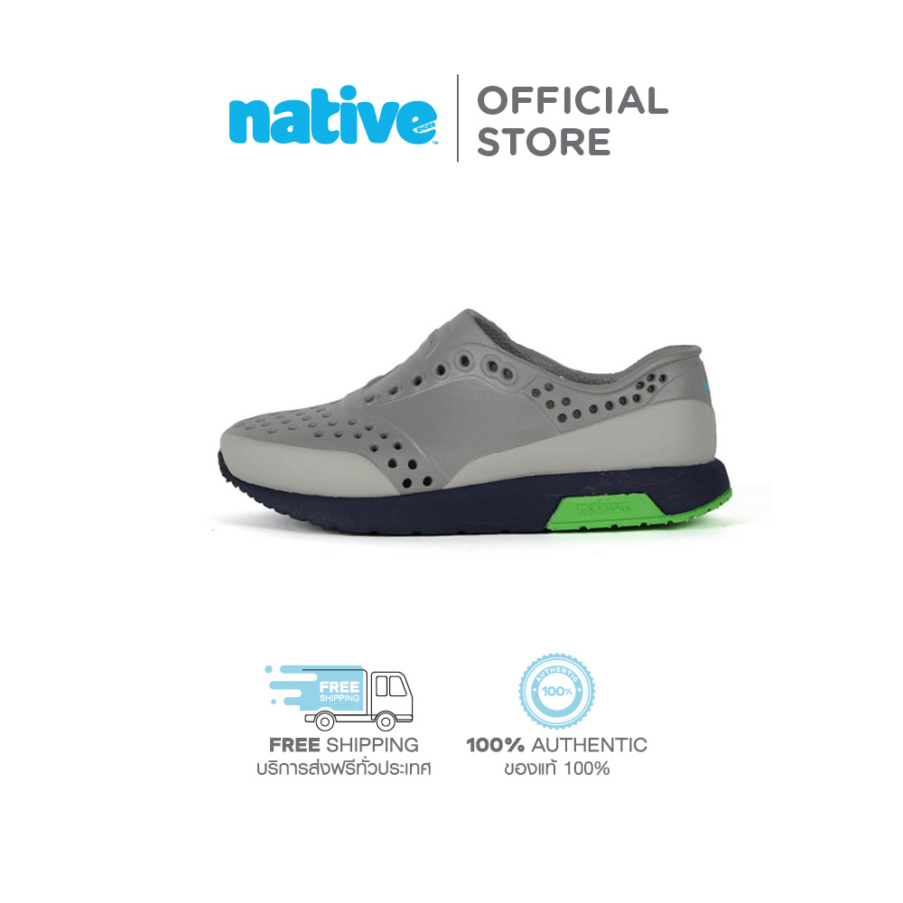 Native Shoes รองเท้ากันน้ำผู้ใหญ่ EVA รุ่น LENNOX BLOCK สี PIGEON GREY ...