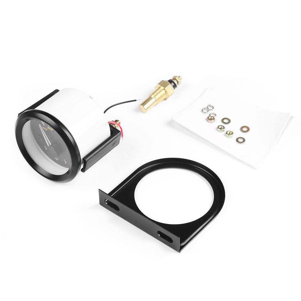 2" 52mm Water Temp Gauge 40-120 Celsius /100-250 Fahrenheit Pointer ...