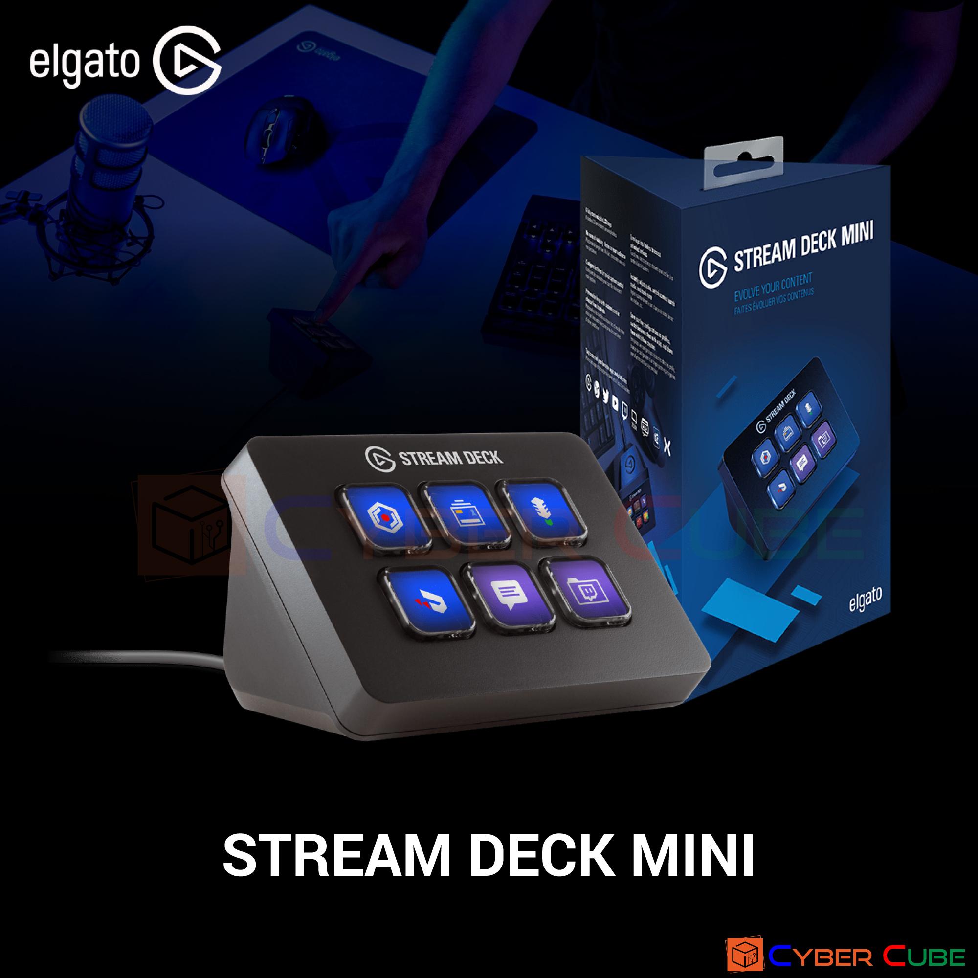 ELGATO STREAM DECK MINI (อุปกรณ์ควบคุม สำหรับสตรีมเมอร์) /6 LED Hotkeys ...