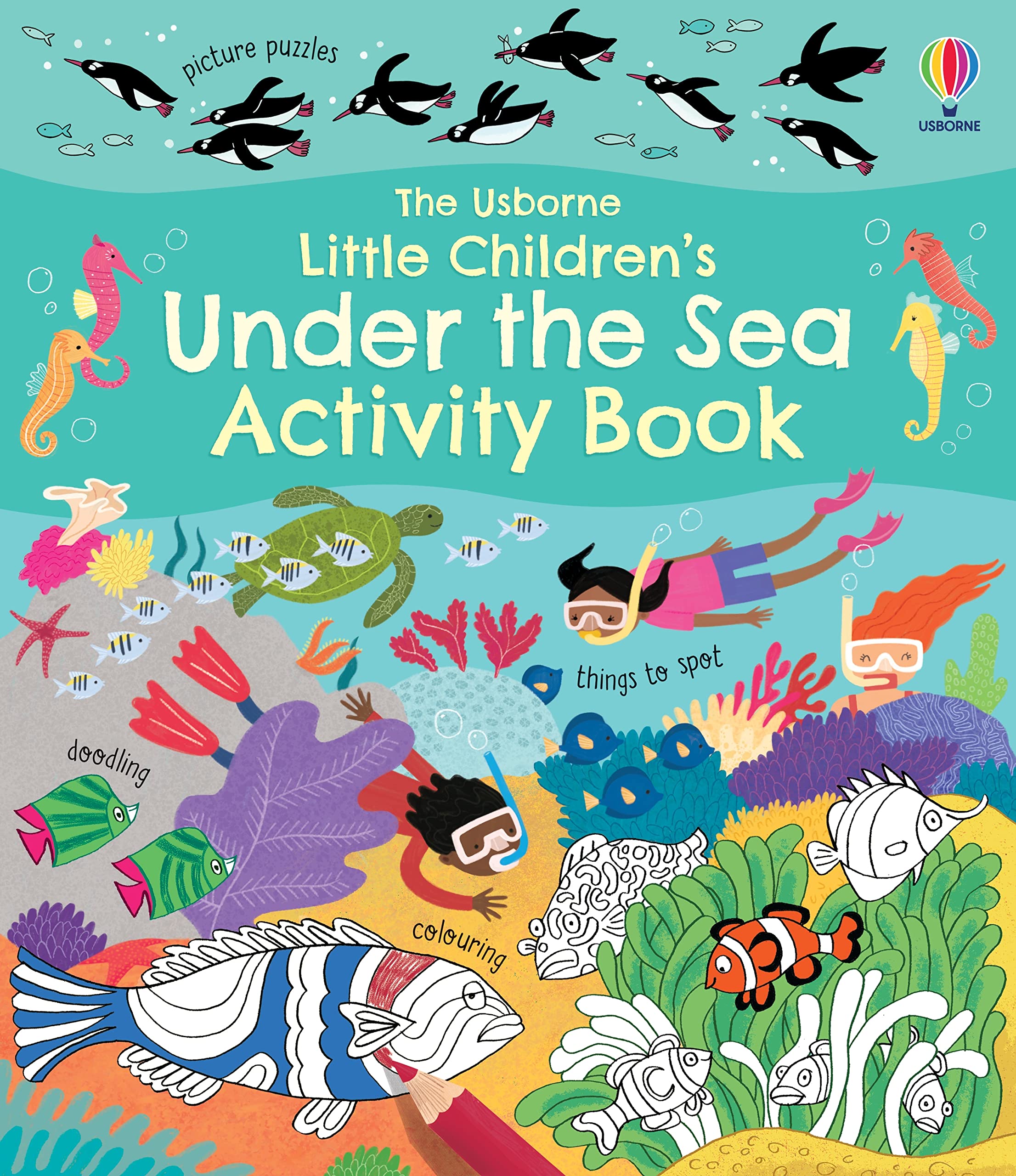 ส่งเลย! New Book Little Children's under the Sea Activity Book ...