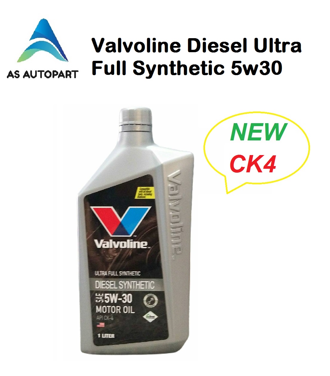 น้ำมันเครื่อง Valvoline Diesel Ultra Full Synthetic 5w-30 5w30 CK4 ...