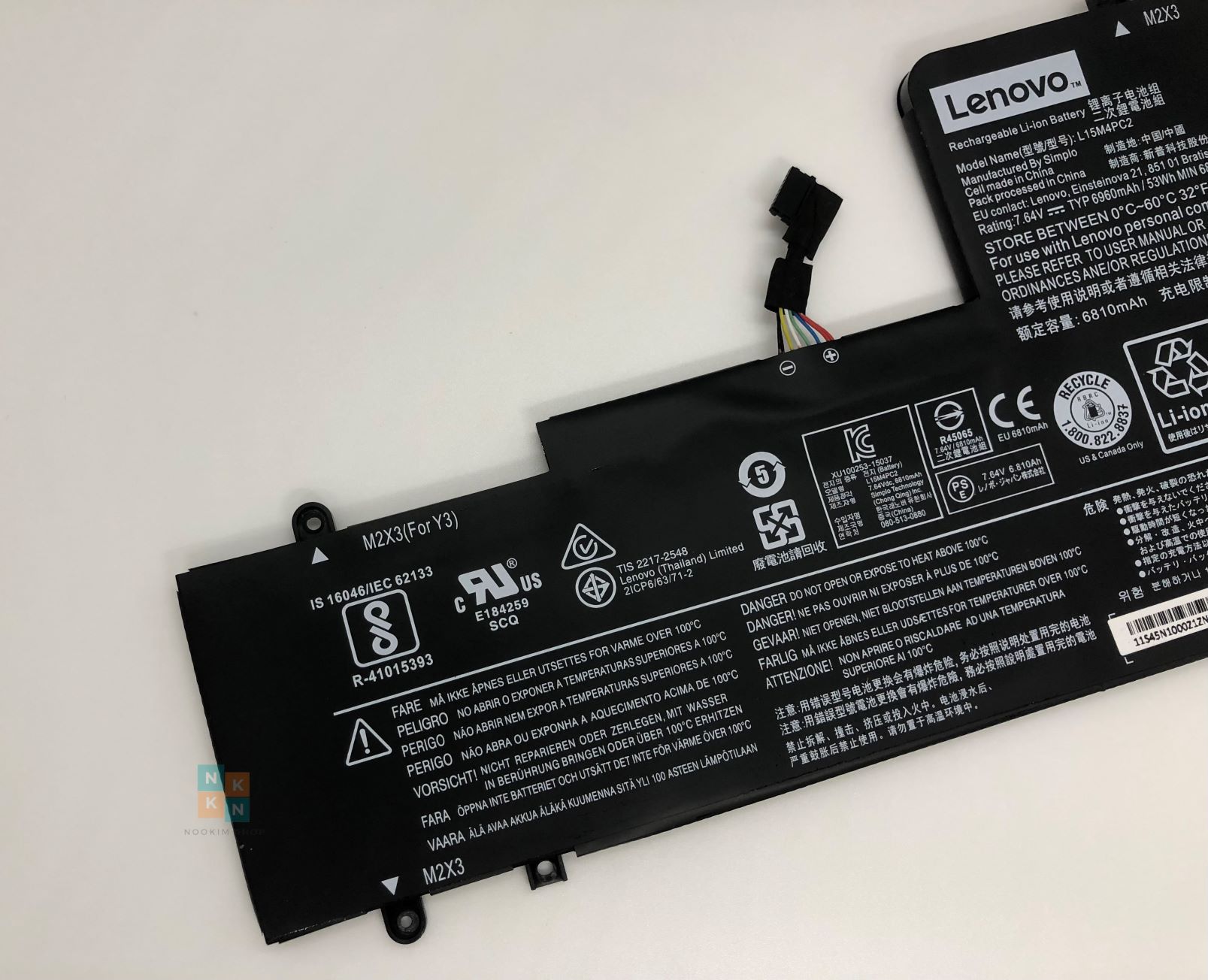 LENOVO แบตเตอรี่ L15M4PC2 ของแท้ (สำหรับ YOGA 710-14IKB 710-15IKB 710 ...