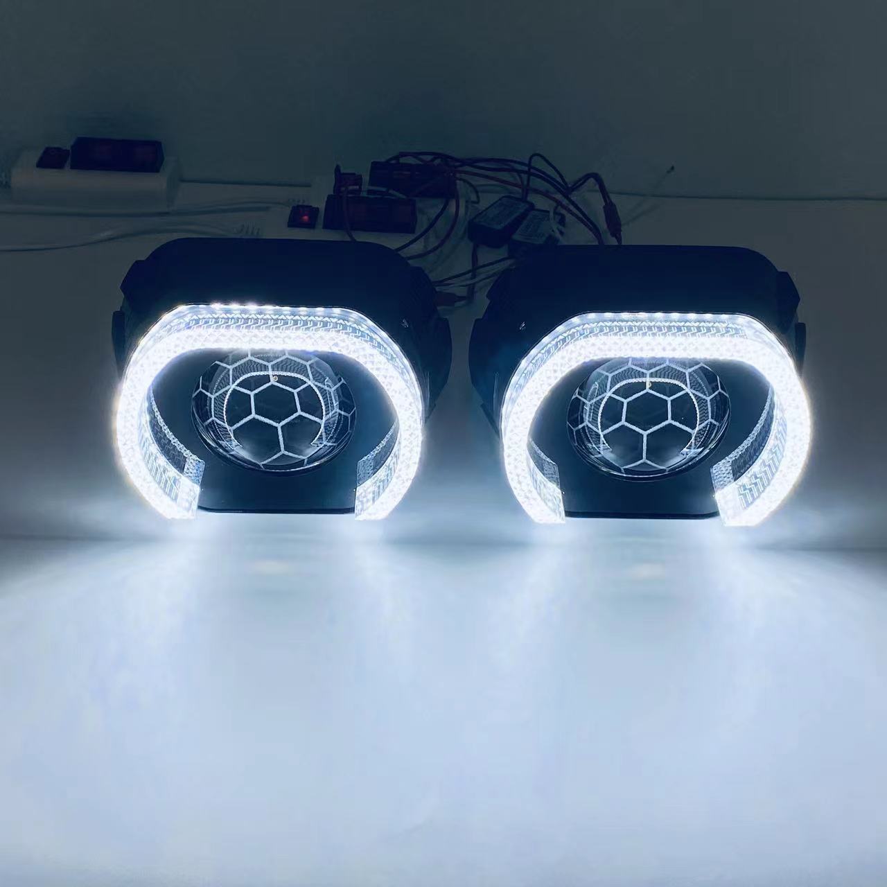 3 นิ้ว 5D Crystal bi LED BMW style-U | Lazada.co.th