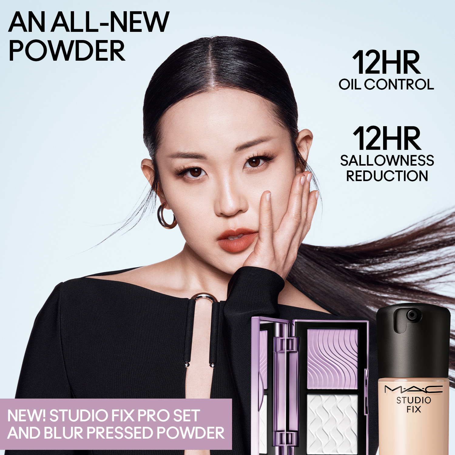 MAC Studio Fix Pro Set Blue Pressed Powder Duo แมค แป้งฝุ่น Studio Fix ...