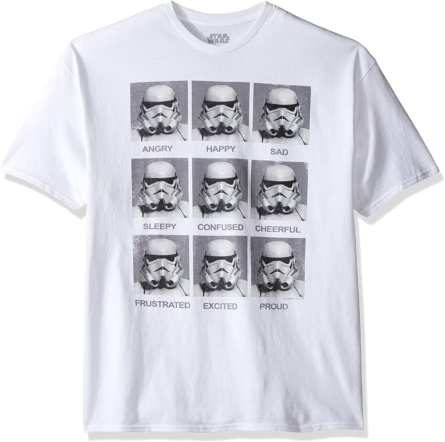 เสื้อยืดผู้ชายแฟชั่น Star Wars Men's Stormtrooper Today I Am Angry ...