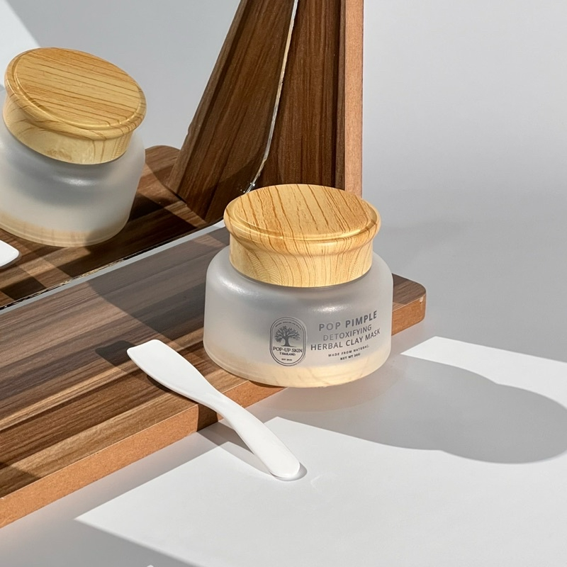 (กระปุก-มีของแถม) มาส์กโคลนดำดูดสิวอักเสบ สิวอุดตัน BHA 1% POP-UP SKIN ...