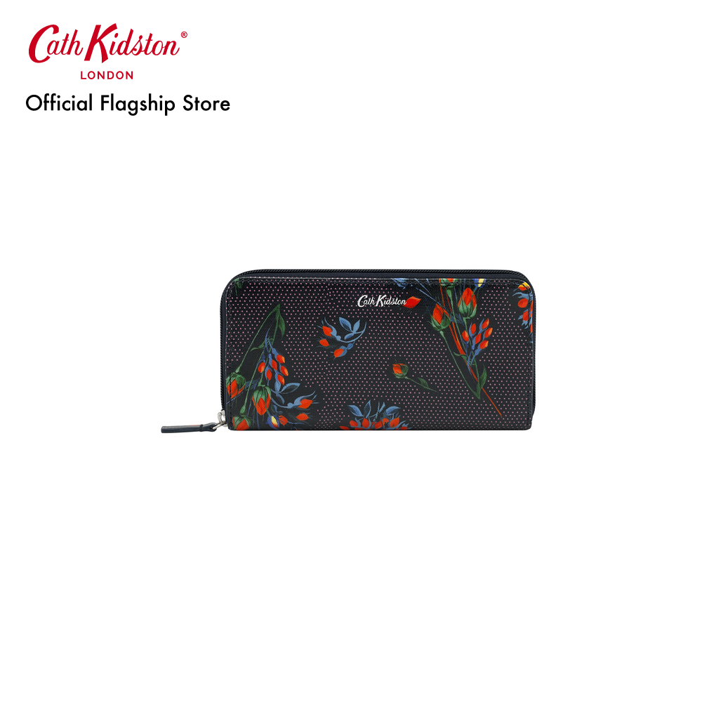 Cath Kidston Continental Zip Wallet Darling Midscale Navy กระเป๋า ...