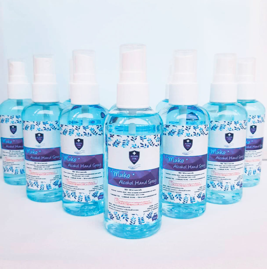 Muko Alcohol Hand Spray สเปรย์แอกอฮอล์ 75% ขนาด 100ml. - Sangop ...