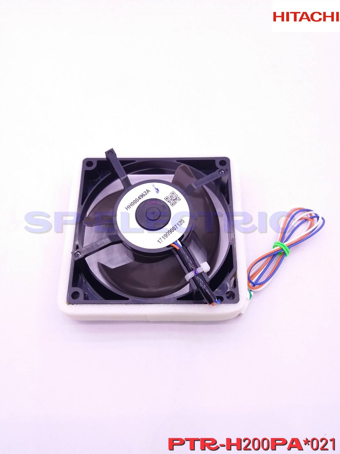 PTR-H200PA021 พัดลมช่องฟีส HITACHI แท้ รุ่นR-H200PA R-H230PA R-H210EX R ...