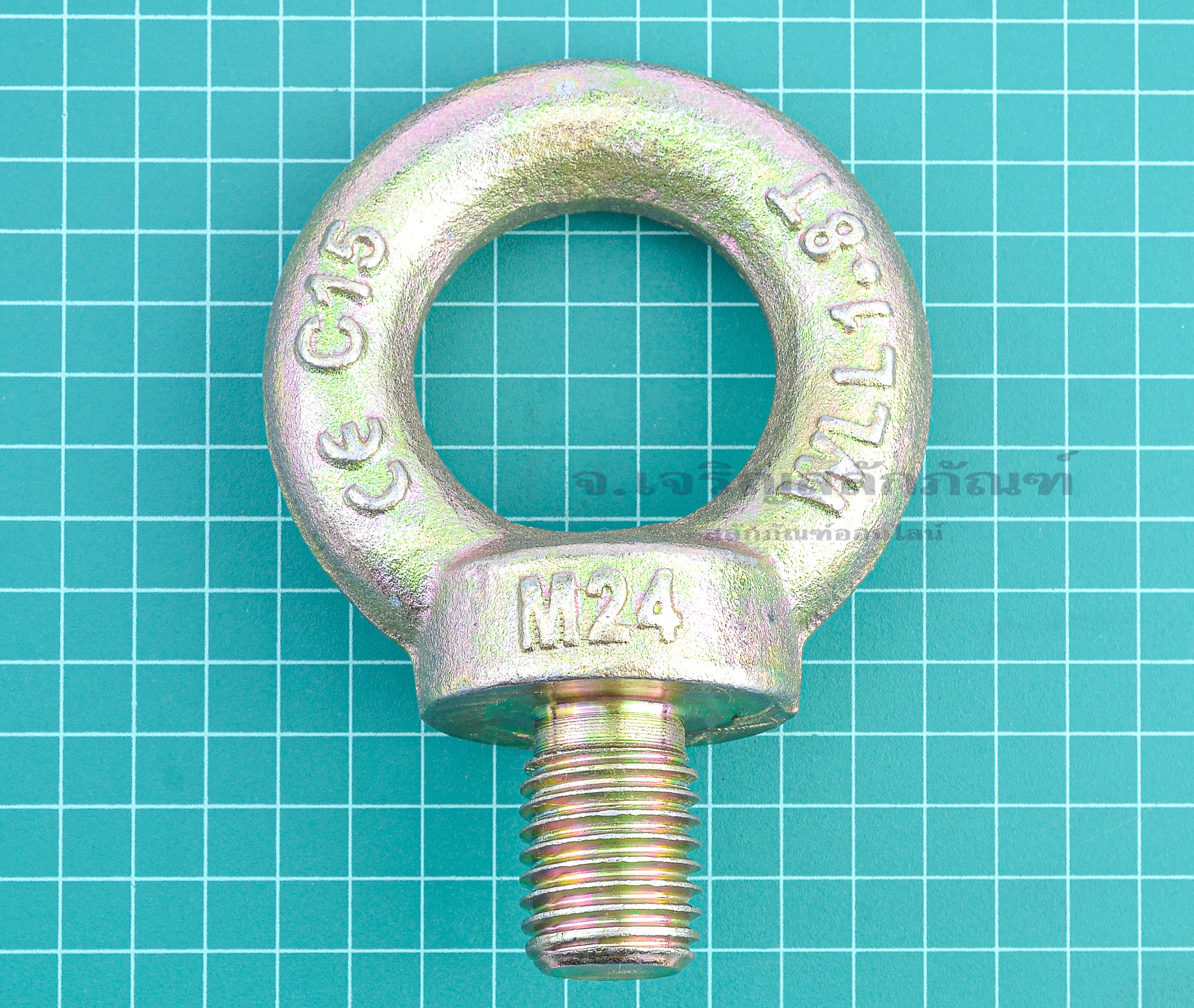 อายโบลท์เหล็กชุบ ขนาด M22 - M30 รับน้ำหนักได้ 1800 - 3600 Kg. หูช้าง ...