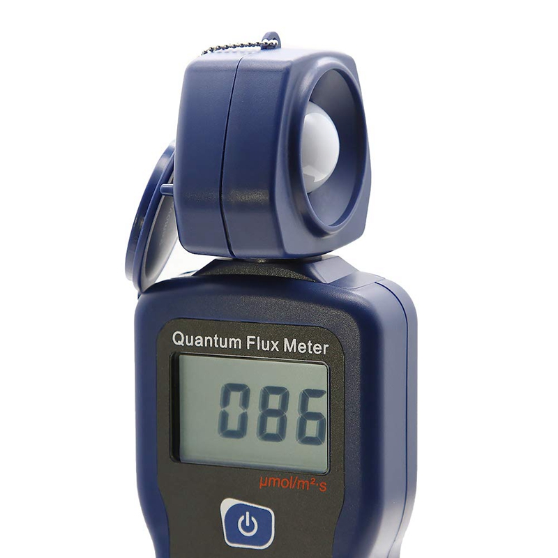 Quantum PAR Meter,Quantum Flux Meter 270° Rotatable Detector Measure ...