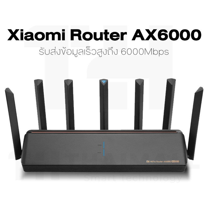 Xiaomi Router AX3600 / AX6000 AIoT WiFi 6/4K QAM เราเตอร์ เร้าเตอร์ไวไฟ เราเตอร์อินเตอร์เน็ต ...