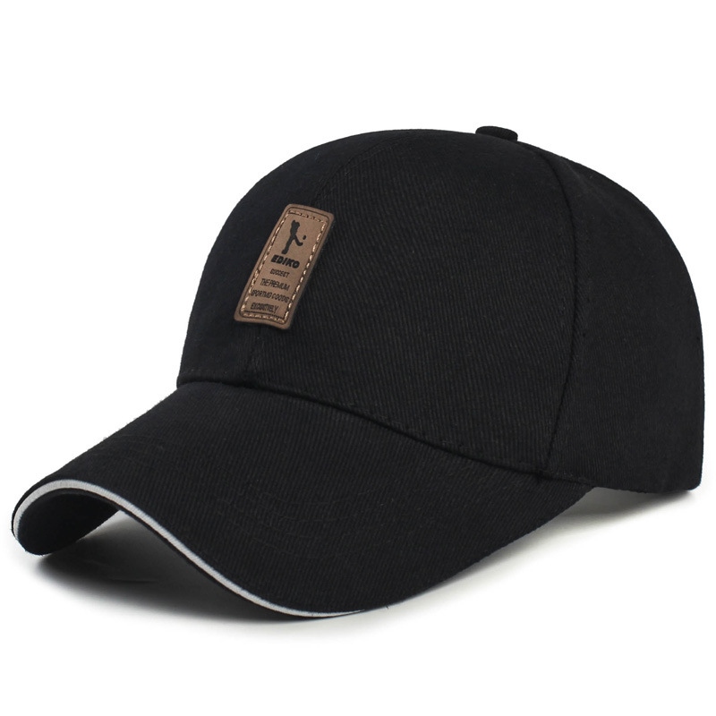 Summer Women Men Structured Baseball Cap Solid Cotton Adjustable ...