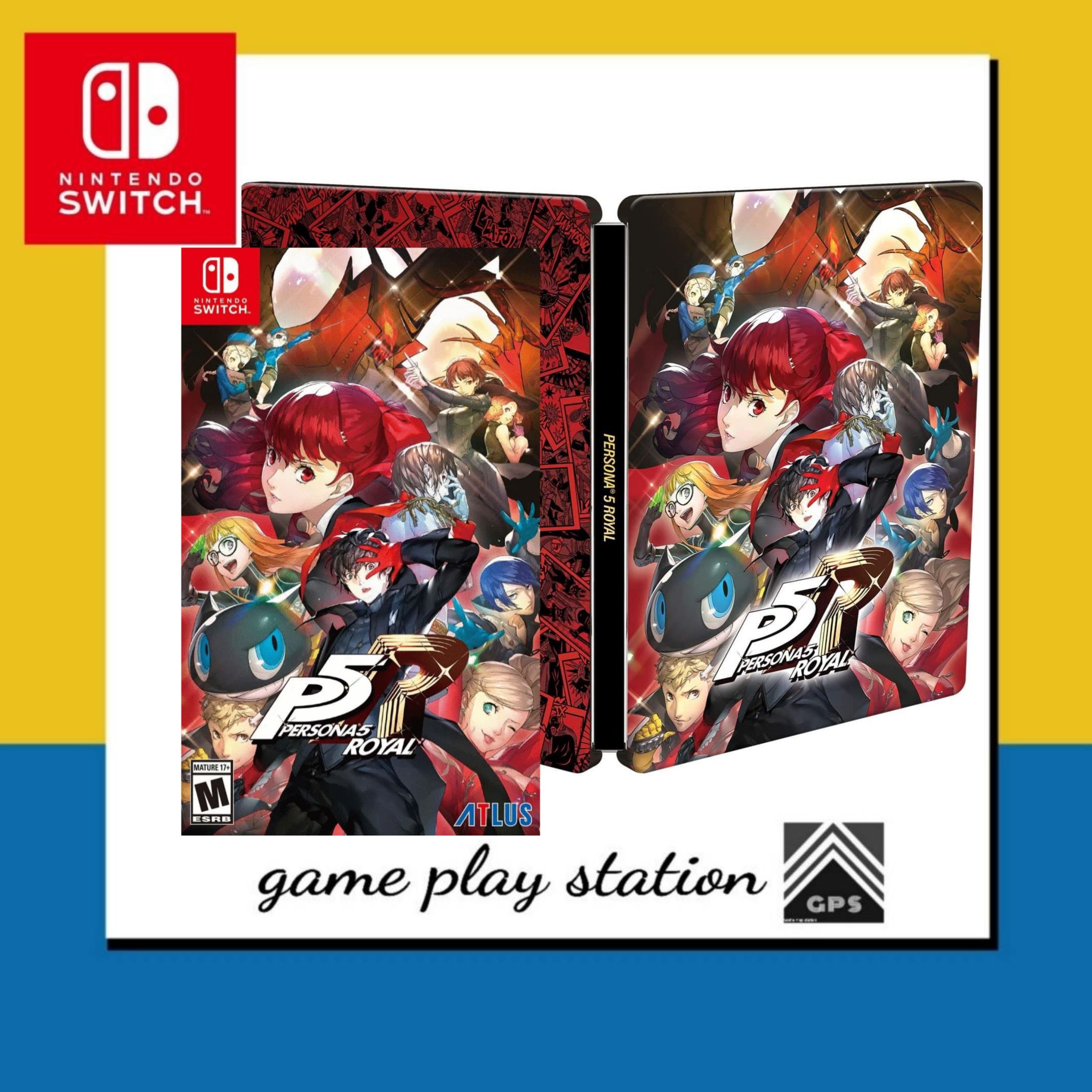 nintendo switch persona 5 the royal ( english ) zone 2 ussteelbook ...