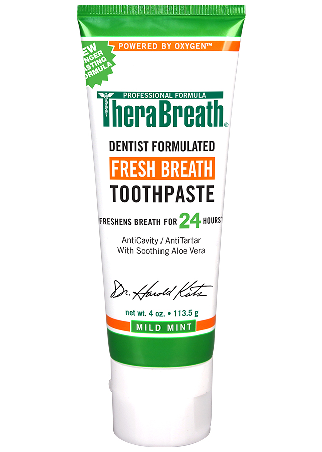 Therabreath Fresh Breath Toothpaste Mild Mint Flavor (113.5g ...