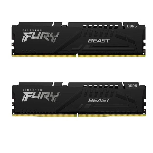 32GB (16GBx2) DDR5 5600MHz RAM (หน่วยความจำ) KINGSTON FURY BEAST DDR5 ...
