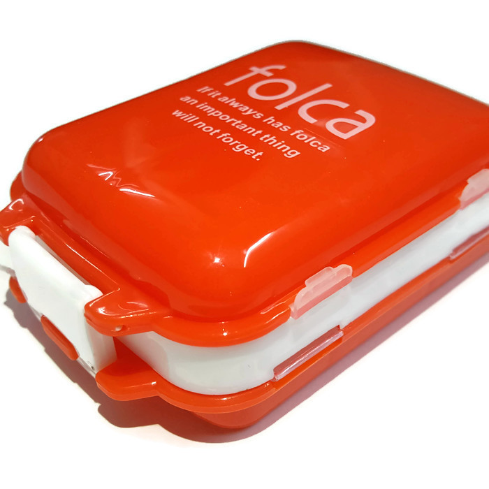 Folca Pill Box ตลับใส่ของเอนกประสงค์ ตลับใส่ยา กล่องใส่ยาทรงสี่เหลี่ยม ...