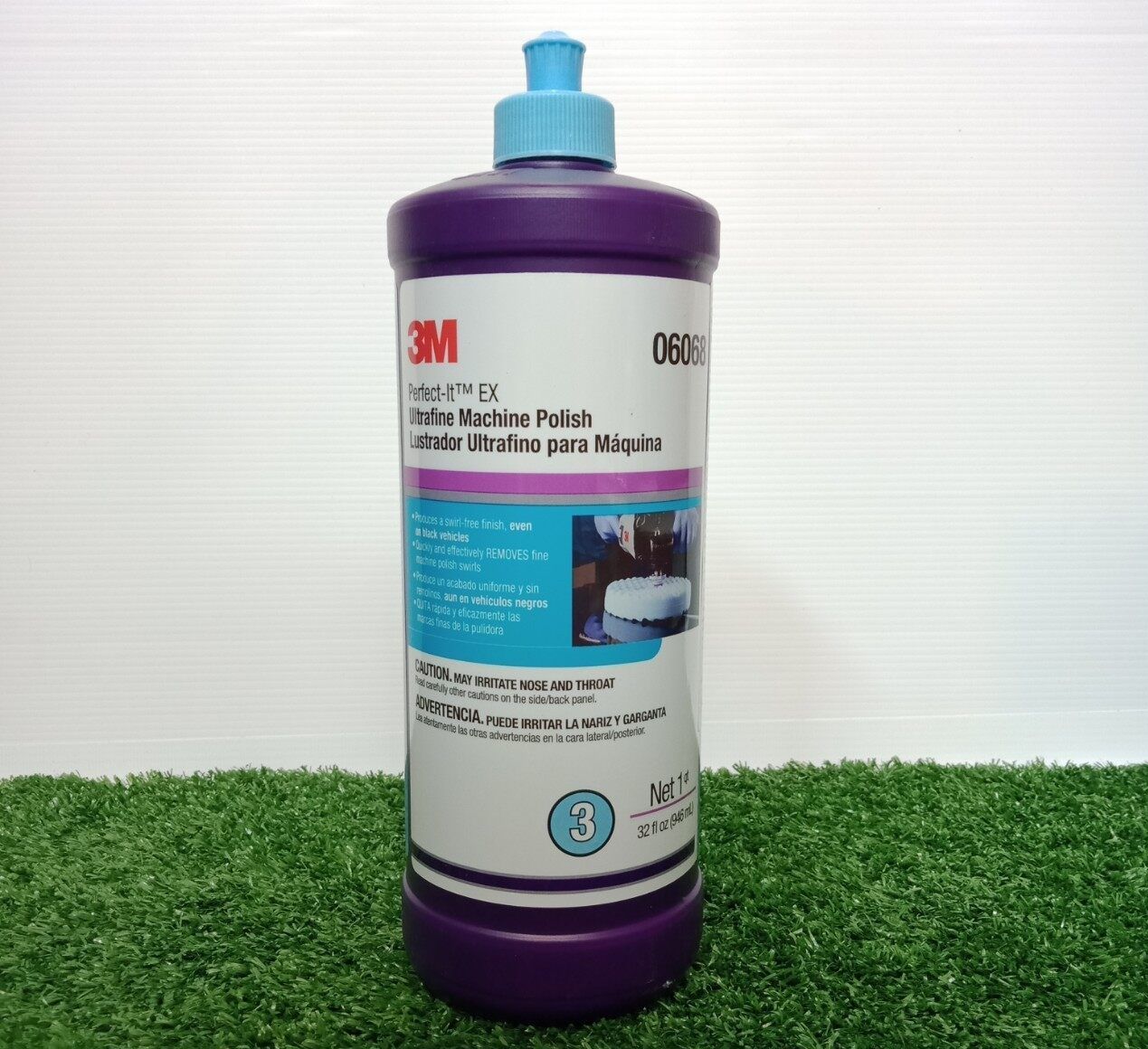 3M 06068 Perfect-It Ultrafine Machine Polish 6068 น้ำยาขัดเงา #3 ชนิดเพิ่มความเงางาม ให้รถสีเข้ม ...