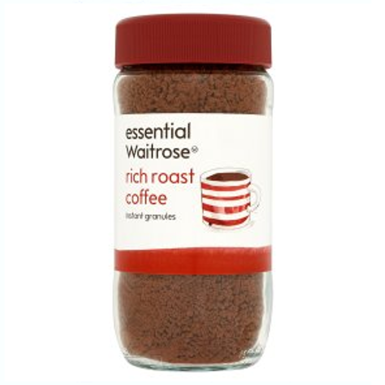 Waitrose essential Rich Roast Instant Coffee (UK Imported) เวทโทรส เอส ...