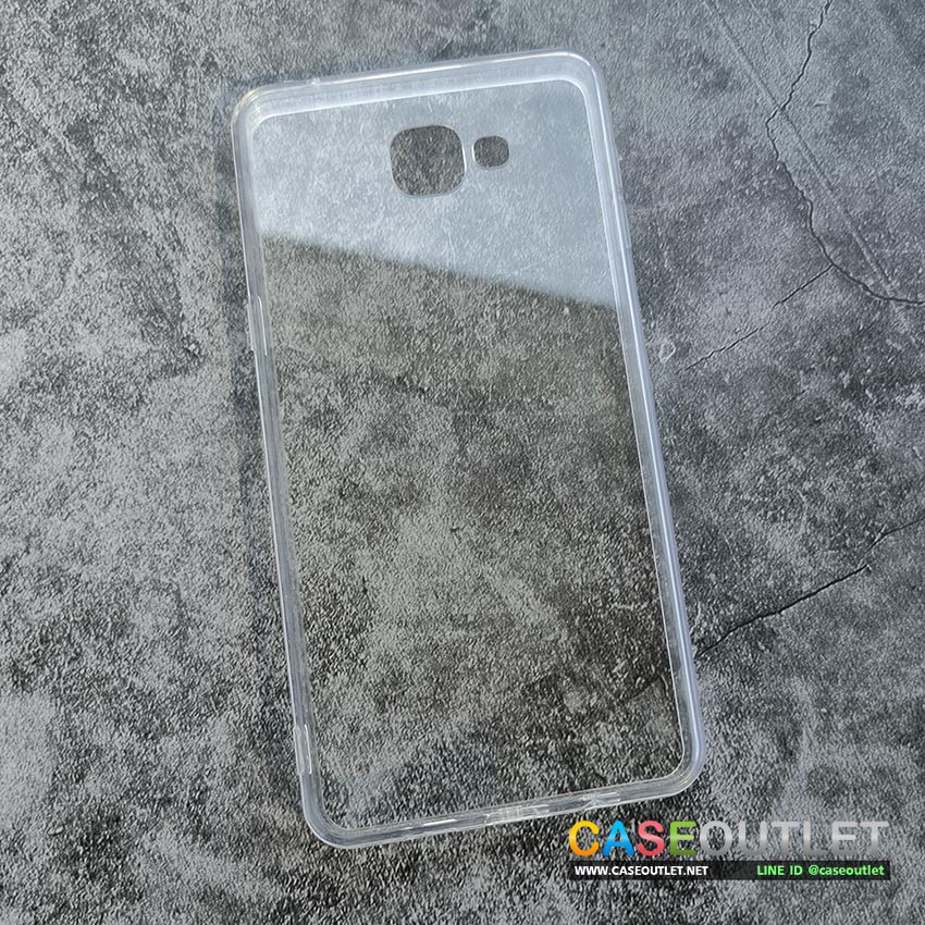 SALEเคส Samsung Galaxy A9pro A9 pro 2016 Note5 หลังใส ขอบยาง ขอบสี Hybrid เป็นเคสแข็งใส ขอบนิ่ม ...