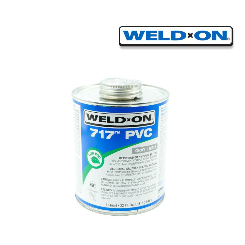 ( Promotion+++) คุ้มที่สุด กาวทาท่อ UPVC Weld-On 717 // น้ำยาทำละลาย ...