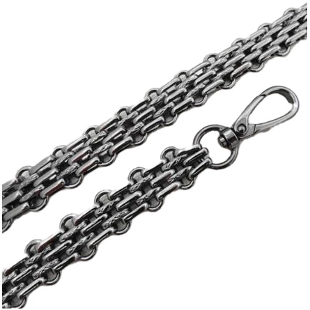 Steel Bag Chain - DIY Gold, Silver, Black, Bronze 16mm Metal ...