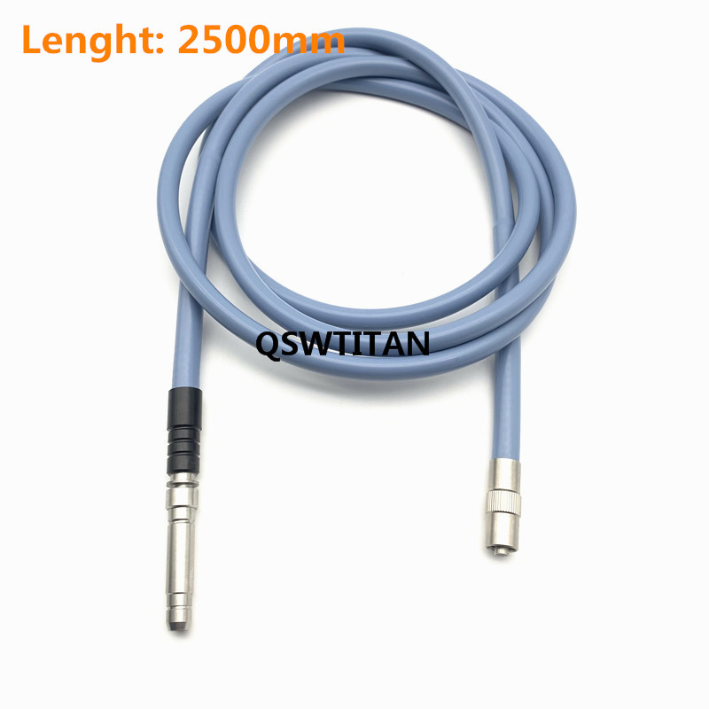 Light Source Endoscop Fiber 1.8m-3m Optical Fiber Silicone Cable ...