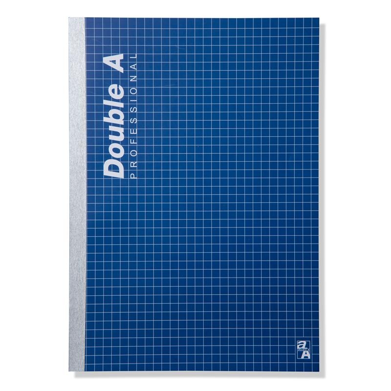 Double A Professional สมุดโน้ตสันกาวA5 70แกรม น้ำเงิน. 40 แผ่น. ...
