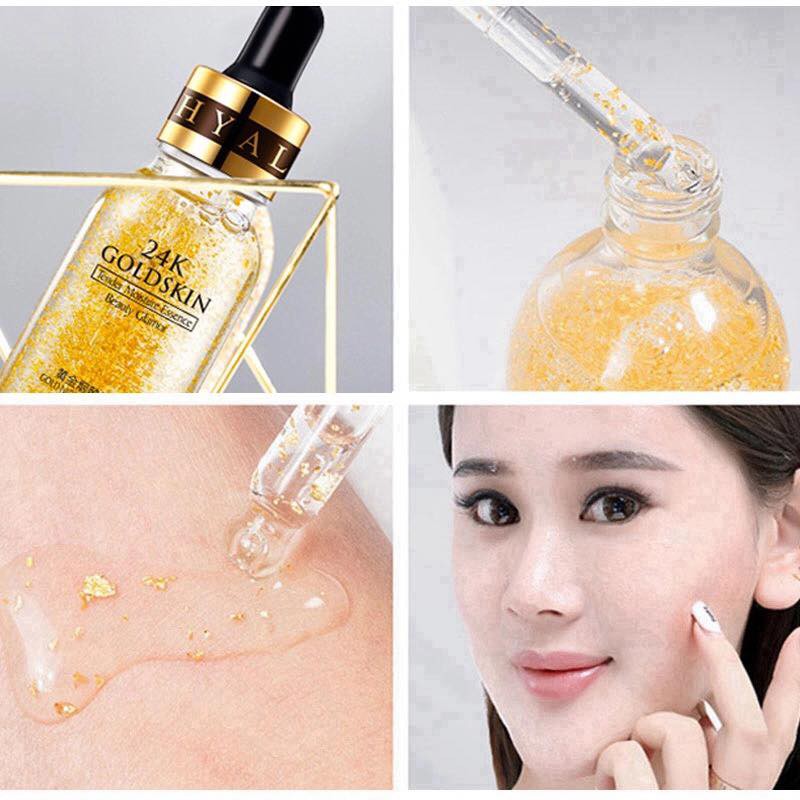 Venzen 24K PURE GOLD ขนาด 100 ml เซรั่ม ทรีทเม้นท์ ทองคำ Venzen 24K เพ ...