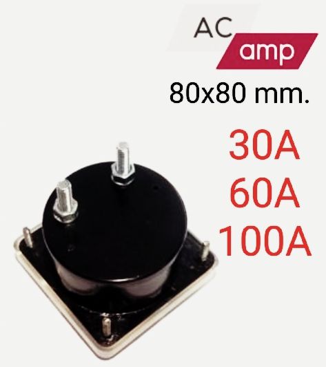 แอมแปร์ ตู้ชาร์จ วัดแอมป์ BP-80 30A 60A 100A ขนาด 80x80 mm. 2.5นิ้ว แบรนด์ BEW ราคาต่อ 1 - ขวัญ ...