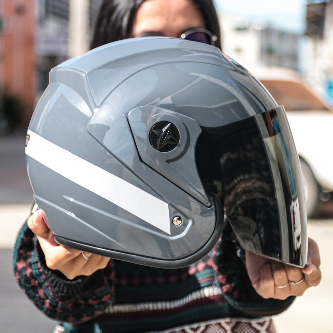 หมวกกันน็อค SPACE CROWN รุ่น COSMO หมวกกันน็อค Big Size ขนาดเบอร์ XL ...