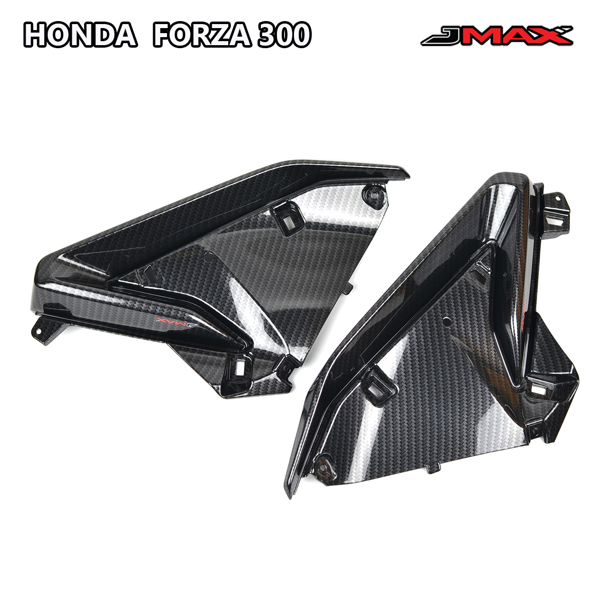 คิ้วฝาครอบข้าง LR Forza 300 JMAX ตรงรุ่น ลายฟิล์มคาร์บอน 6D - J-RIDER ...
