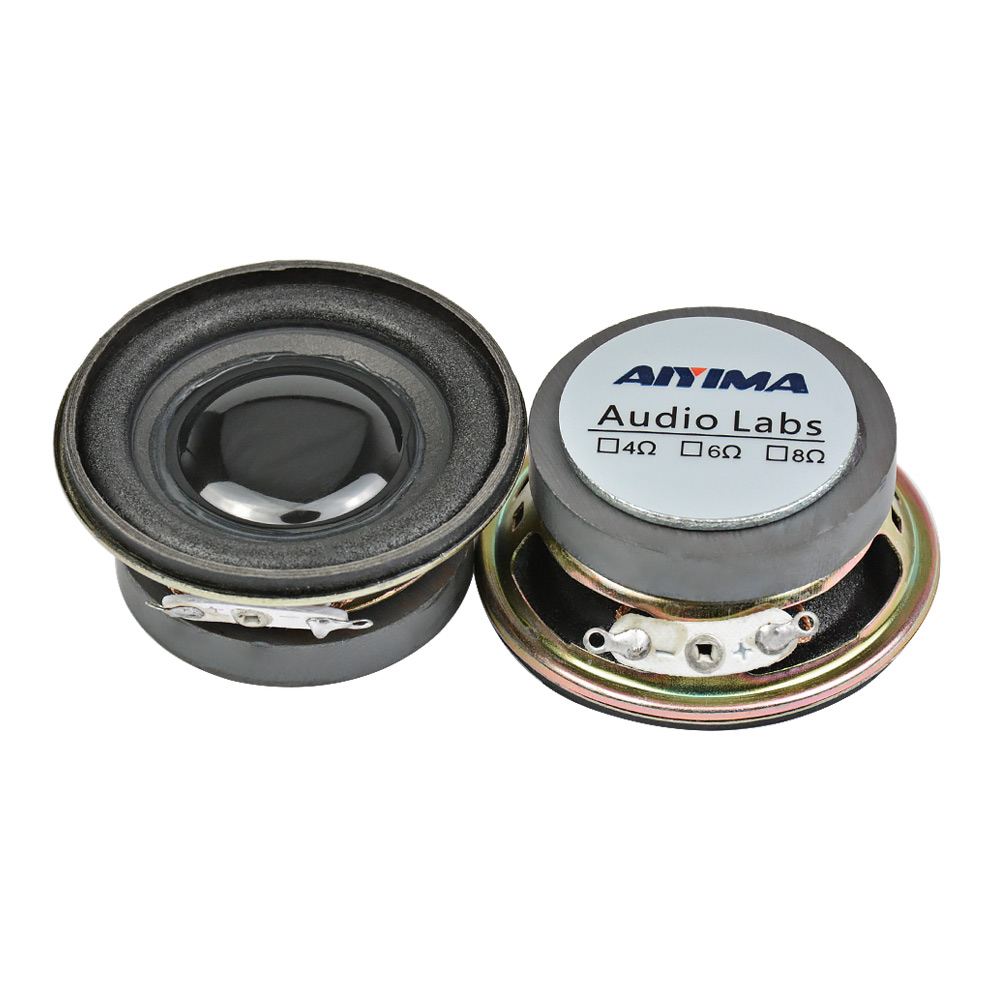 AIYIMA 2Pcs 2 Inch Mini Audio Portable Speakers 45mm 4Ohm 3W Tweeter Treble DIY Music BT Speaker ...